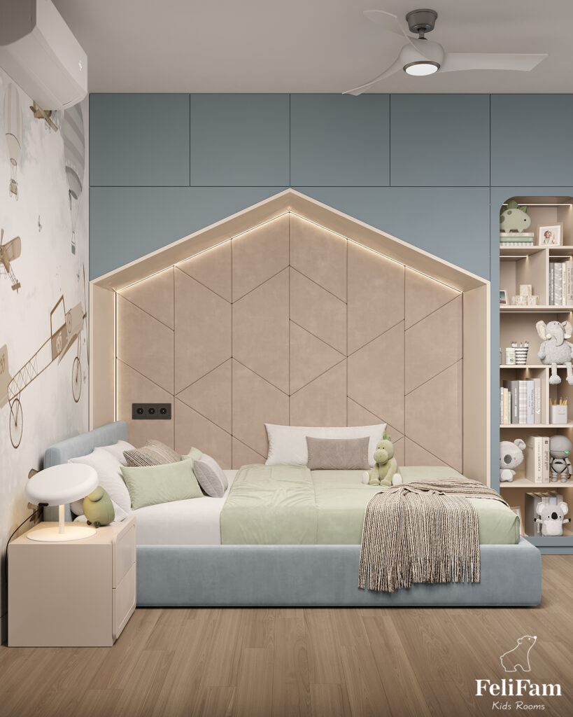 Енергія та креативність: дитяча кімната для хлопчика в насичених ...